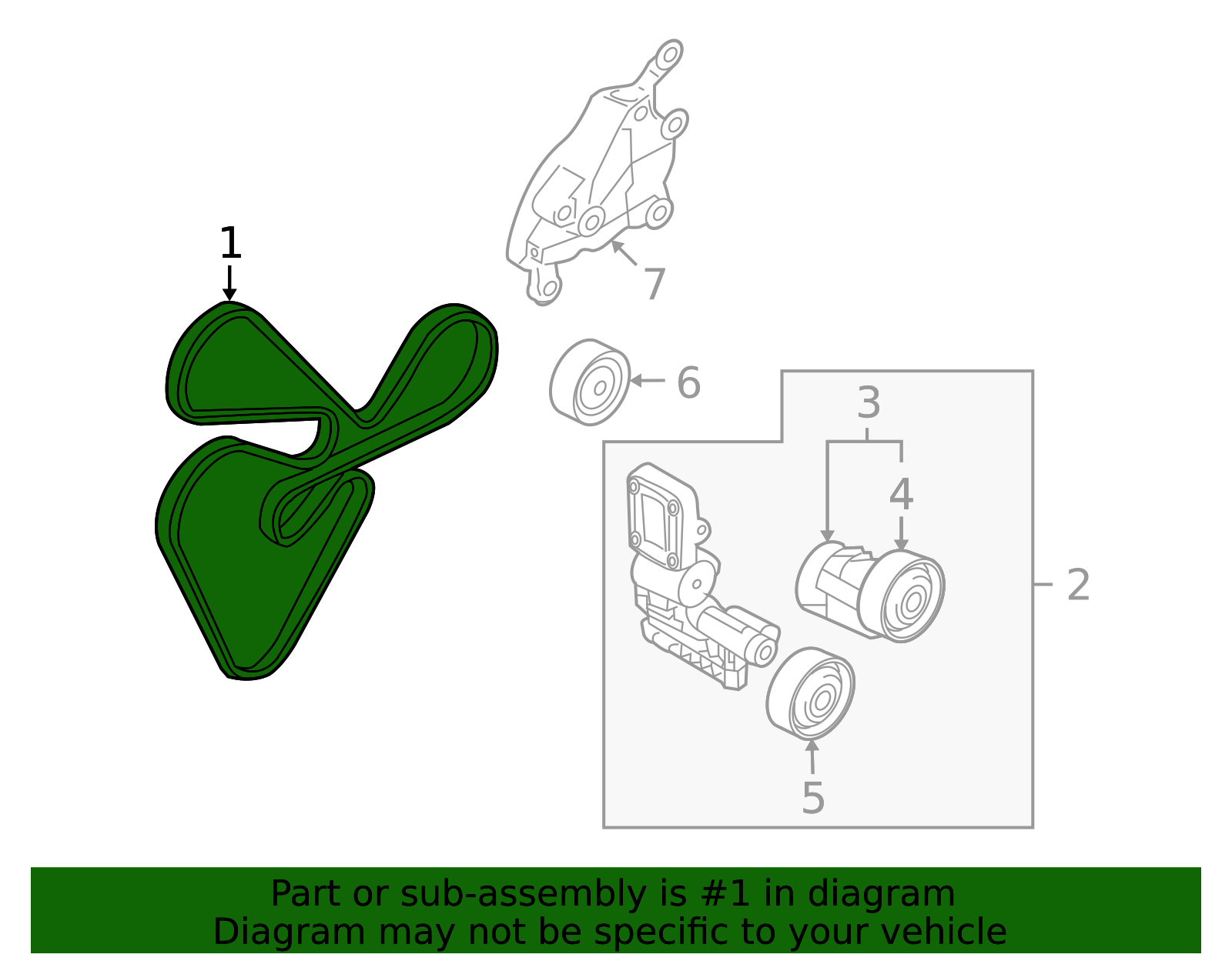 Serpentine Belt - OEM Multi-Accessory Drive for Hyundai | AutoNation Parts