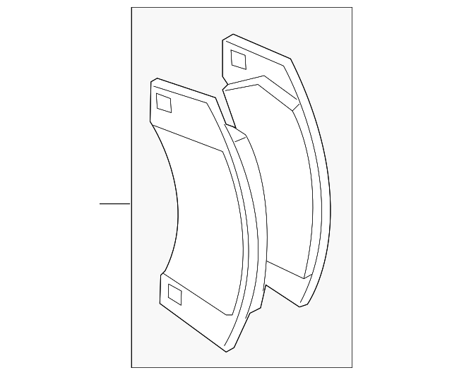 2011-2018 Porsche Cayenne 1 Set Of Brake Pads PAA-698-451 | Sunset ...