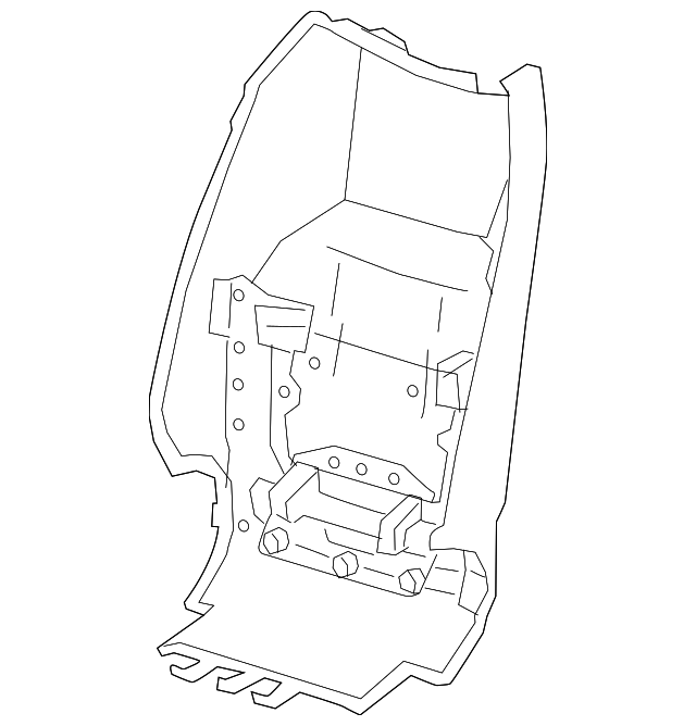 2016-2020 Cadillac CT6 Jet Black Front Seat Back Finish Panel 23246336 | Capital Chevy Parts