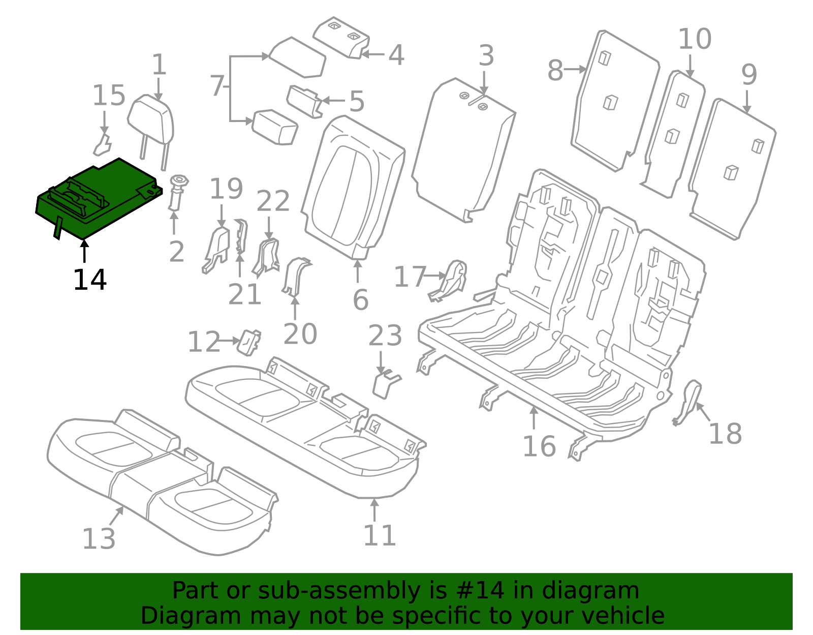 Genuine BMW 52-20-7-459-656 | Seat Armrest | FREE Shipping on Most ...