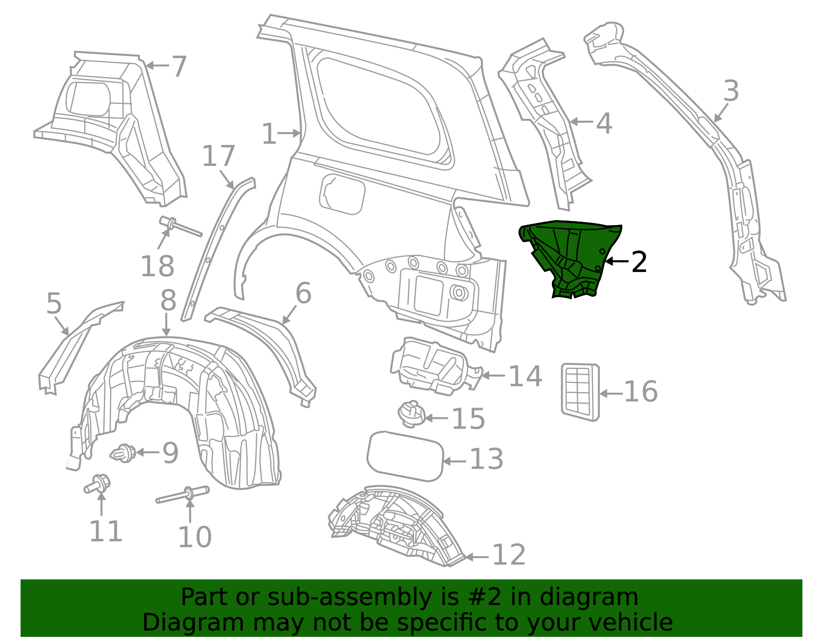 2011-2022 Jeep Panel 68036269AC | Mopar Parts Canada
