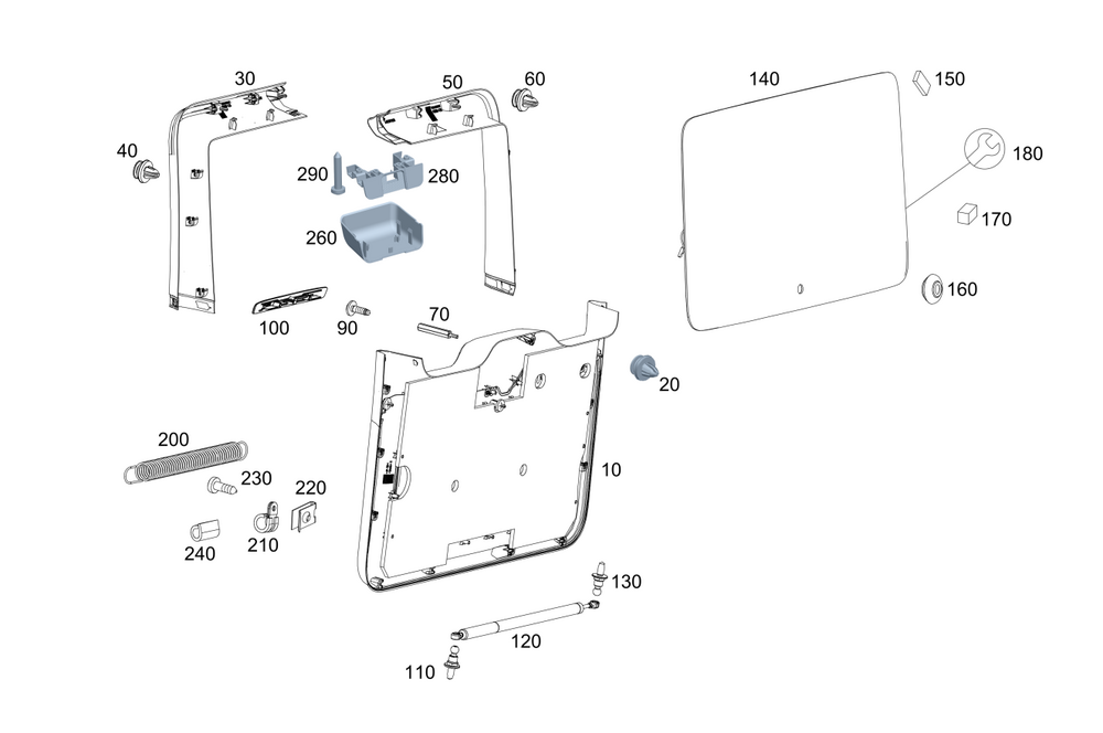 463-740-58-00 - Rear Window 2002-2026 Mercedes-Benz | Mercedes-Benz USA ...