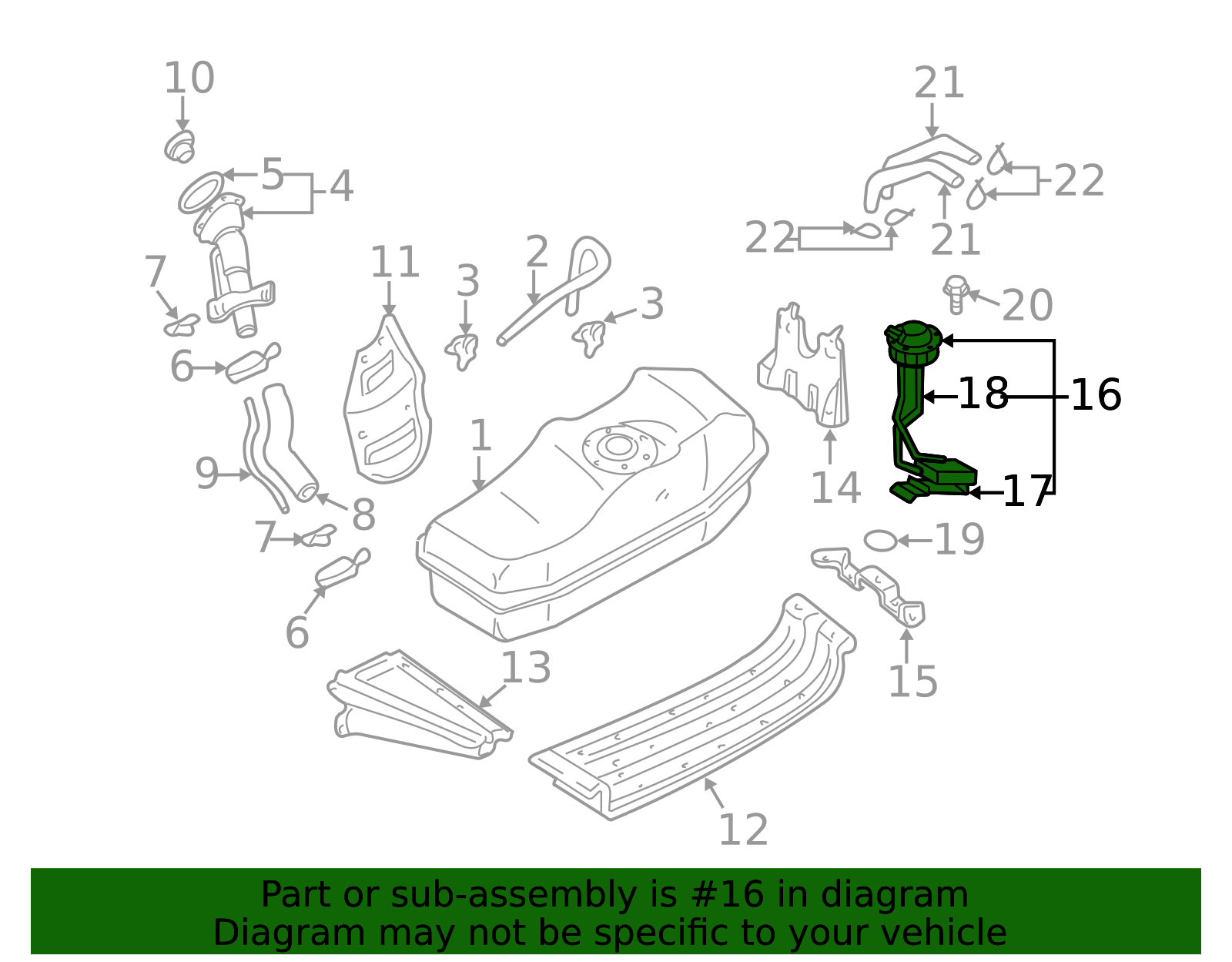170424s400 - Fuel Pump And Sender Assembly 1999-2004 Nissan | Official ...