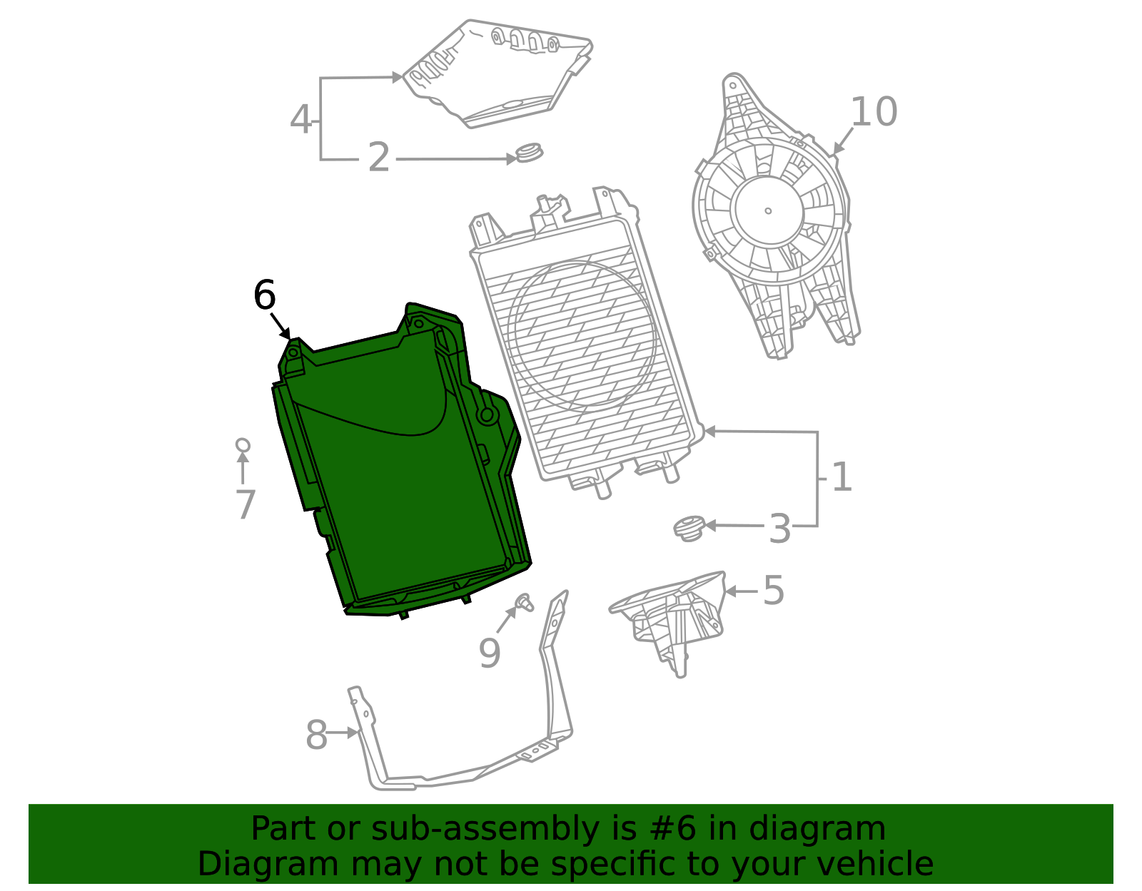 2023-2025 Chevrolet Corvette Air Inlet Duct 84657667 | GM Parts Center