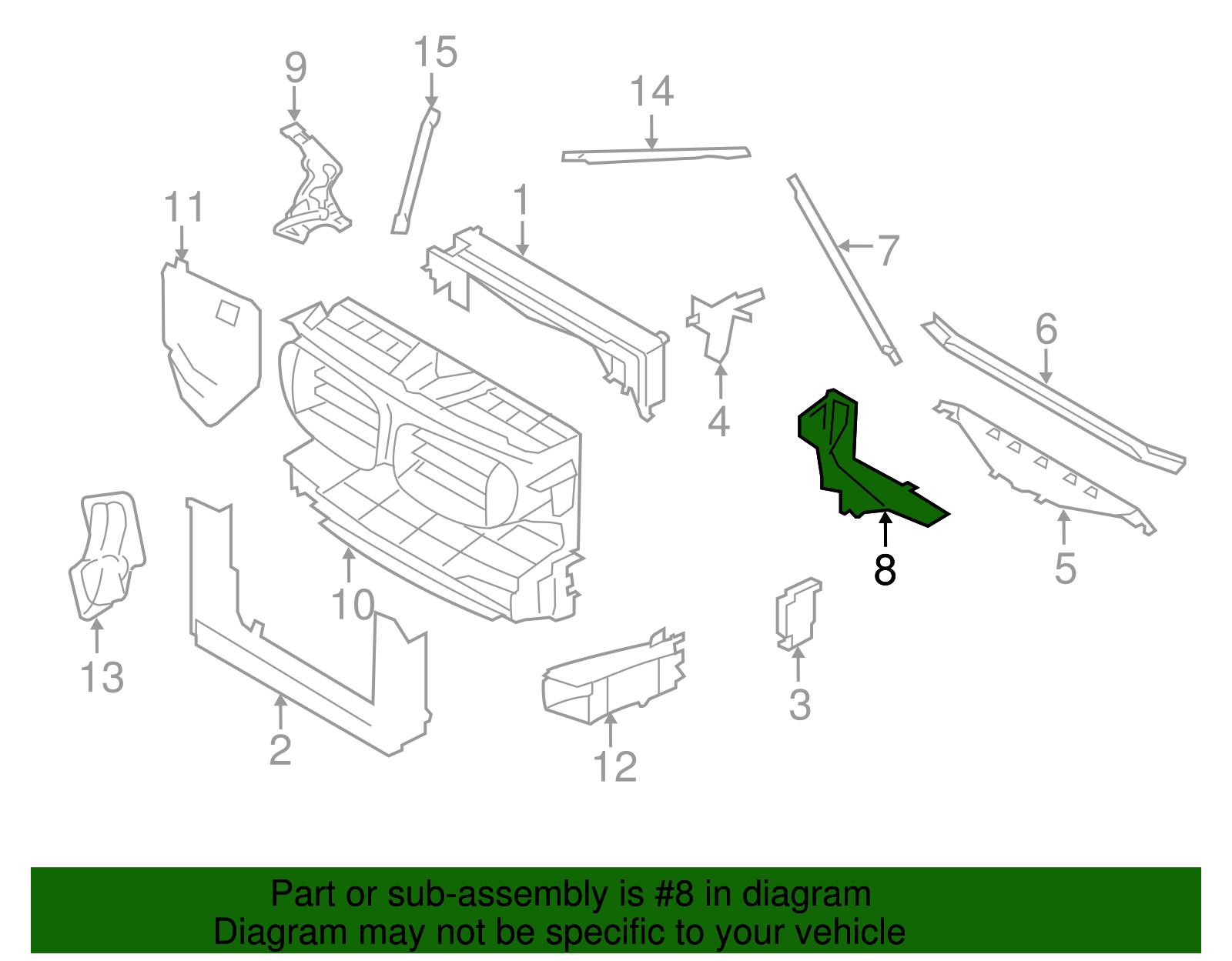 2009-2015 BMW | Latch Support | 51647184160 | BMW OEM Parts Store