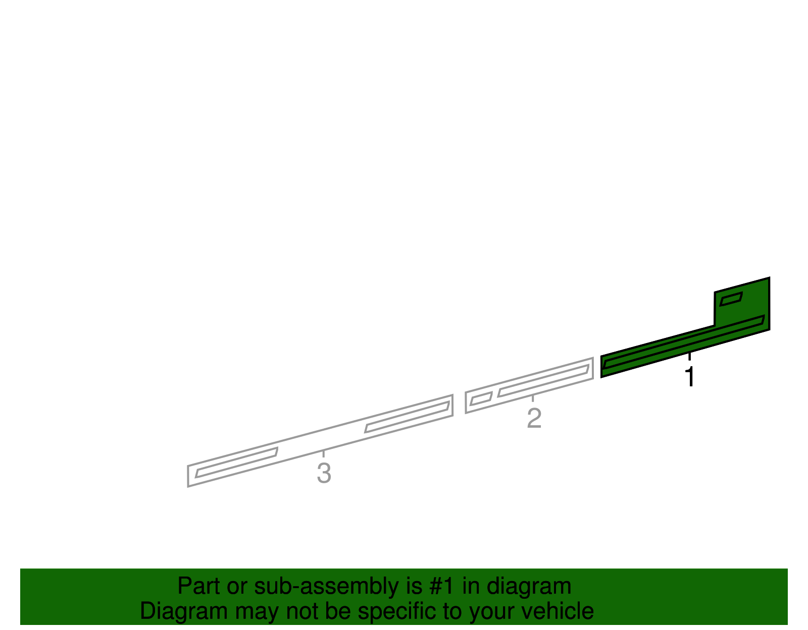 2005-2007 Ford | Stripe Tape | 5C3Z-2520000-EAC | Walls' Ford Parts