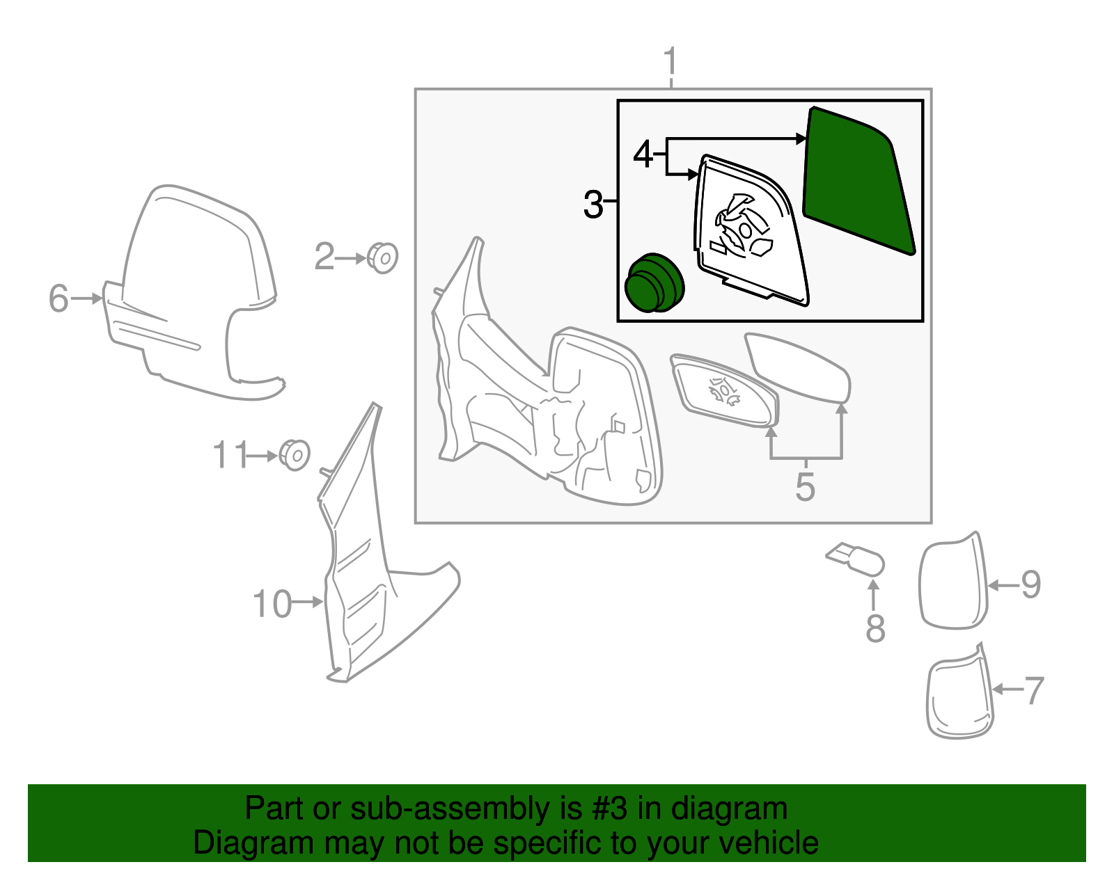 2015-2025 Ford Repair Kit - Driver's Side (LH) CK4Z-17696-A ...