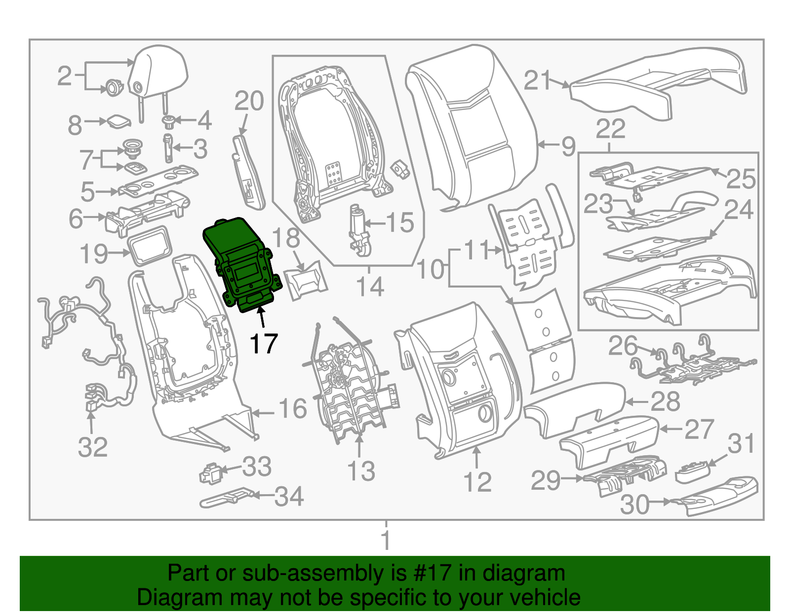 2014-2016 Cadillac XTS Display Unit 23454764 | Capital Chevy Parts