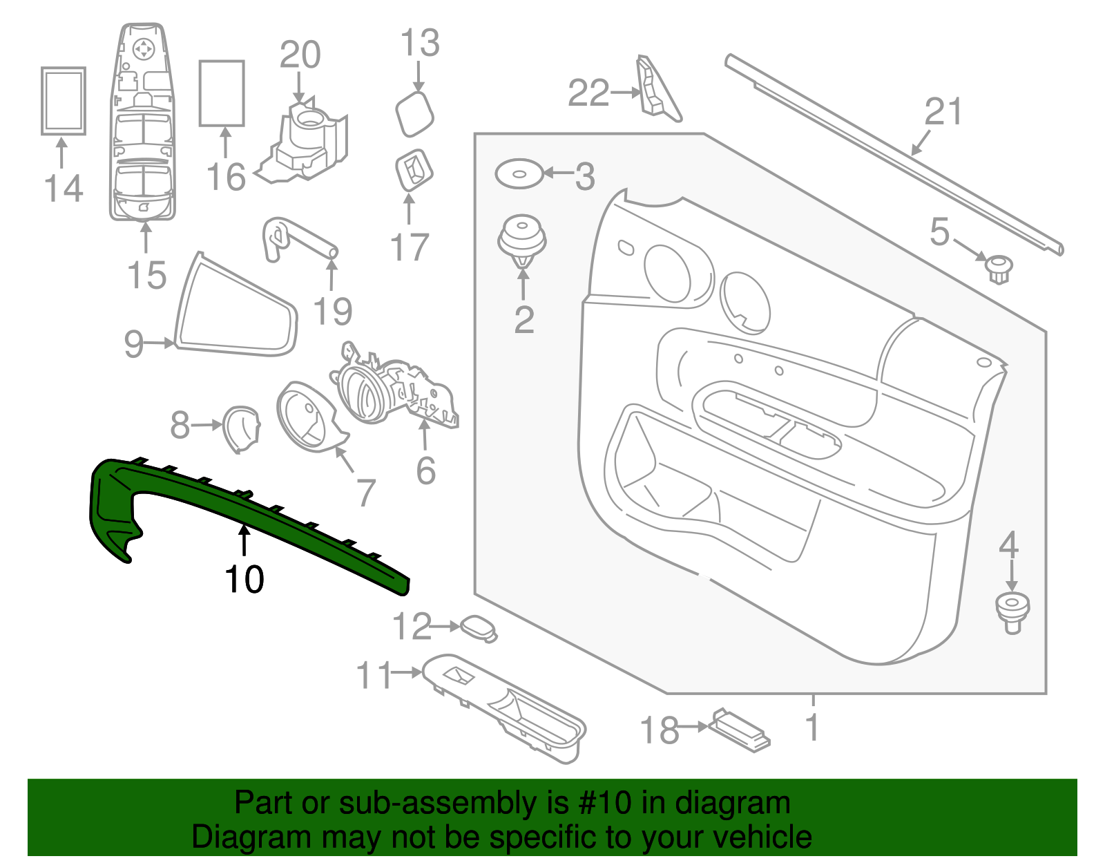 2017-2020 Mini Cooper Countryman | Trim Molding | 51-41-7-440-803 | BMW ...