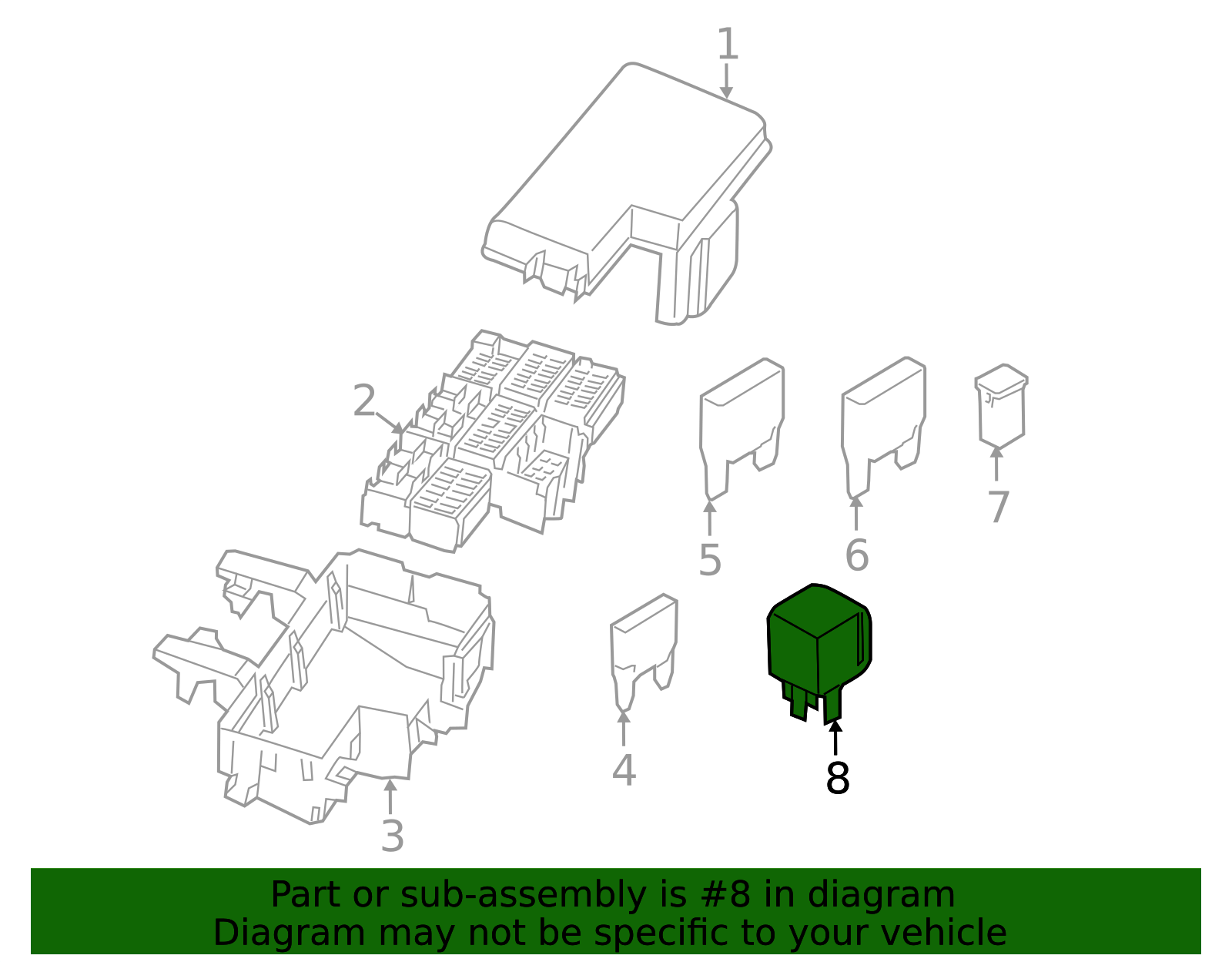 2015-2023 Ford Motorcraft™ Accessory Power Relay RLY-14 | TascaParts.com
