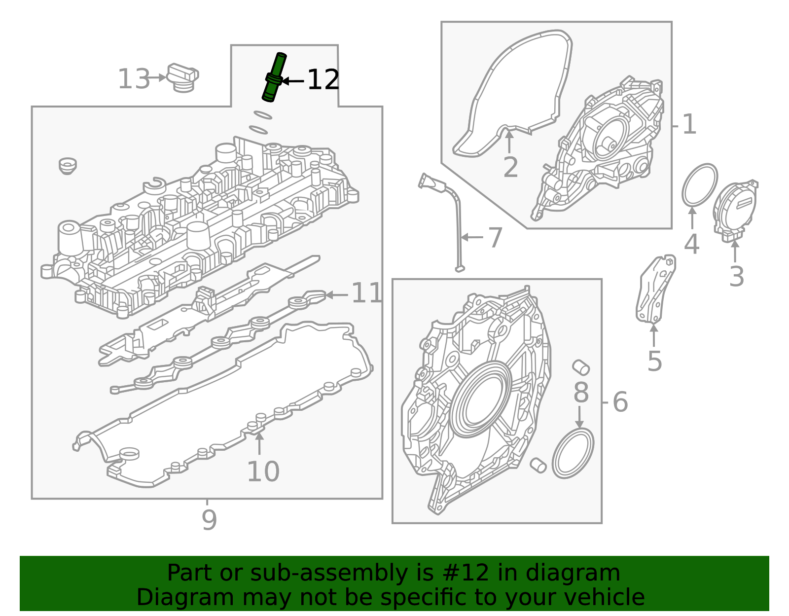 H301-13-890 - Mazda PCV Valve 2024-2025 Mazda | Performance Auto Parts