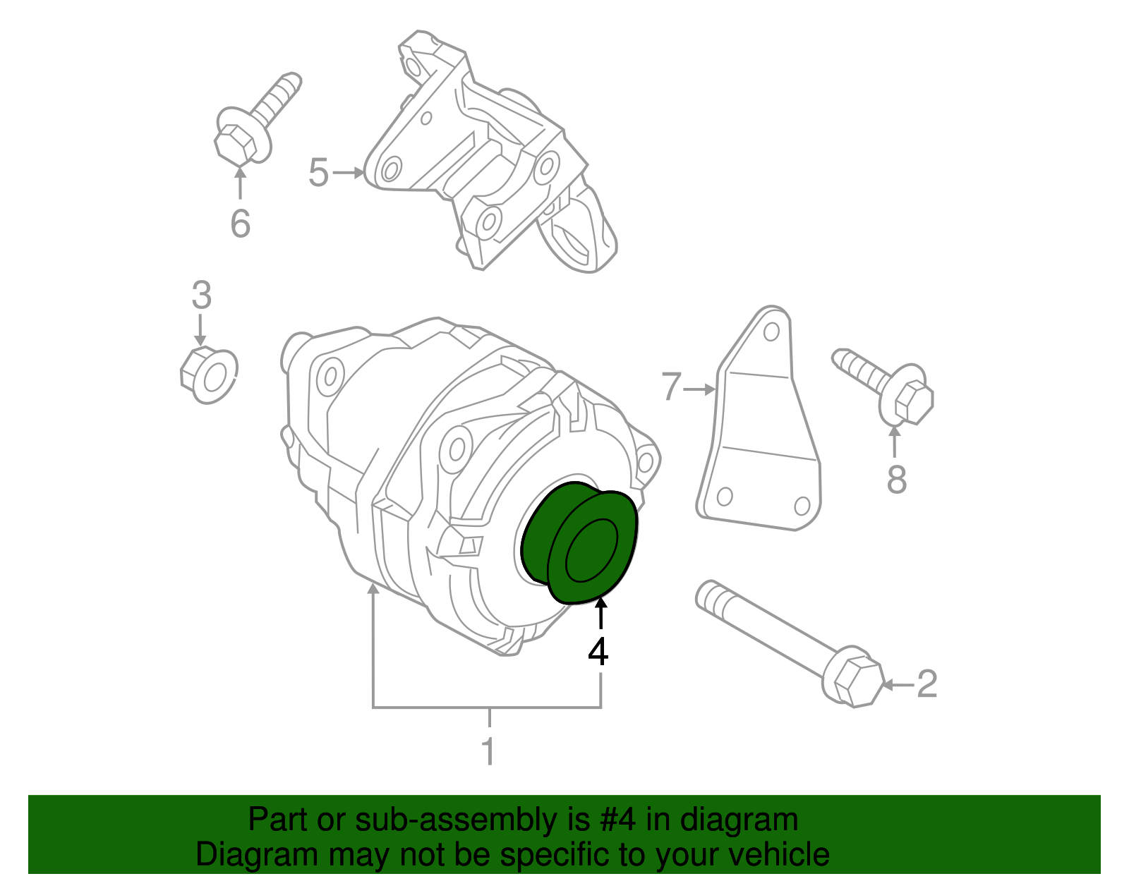 2011-2020 Infiniti Pulley 23150-1LA1A | Infiniti of Orland Park