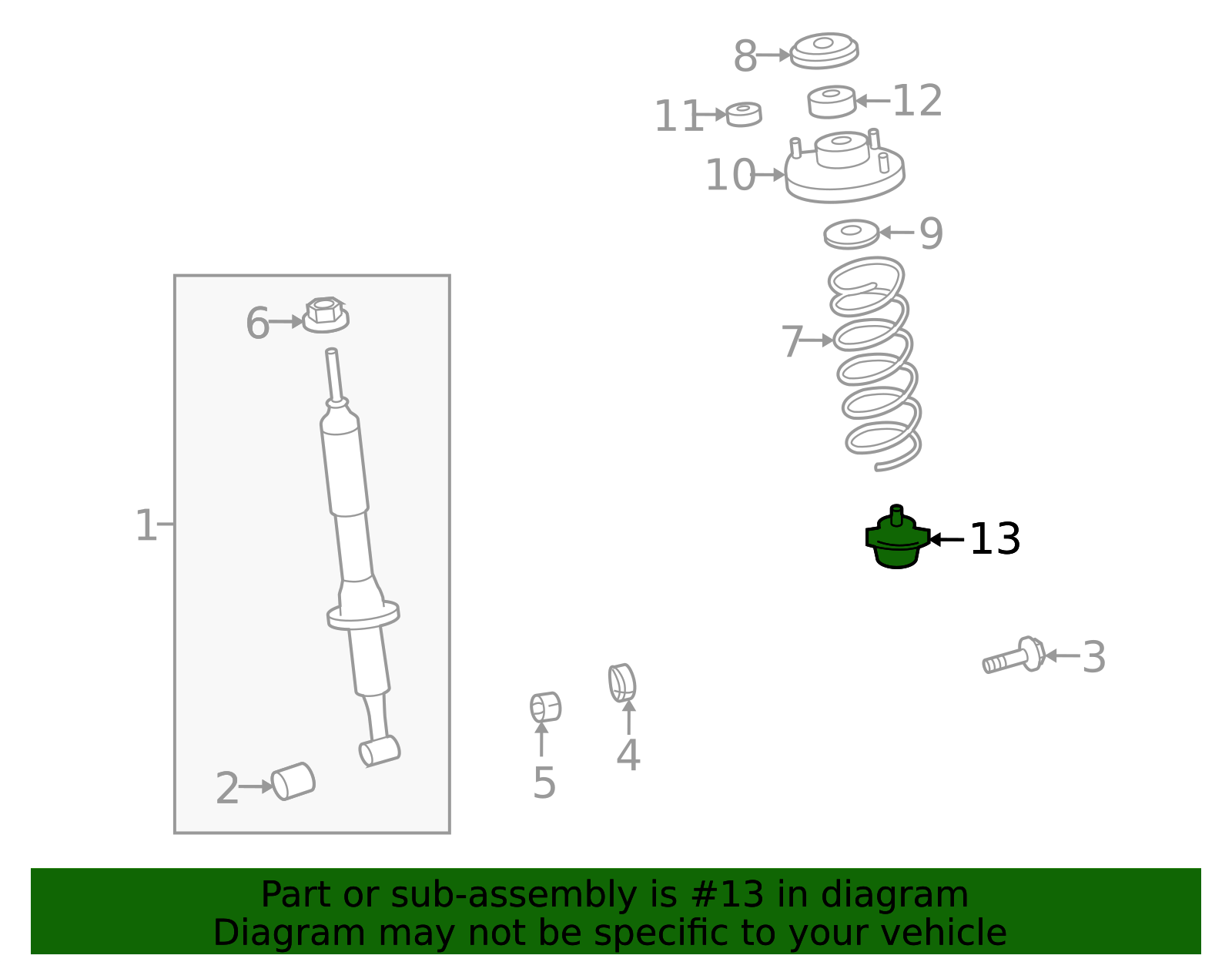 48304-60150 - High-Quality Coil Spring Damper for 2010-2023 Lexus GX460 ...