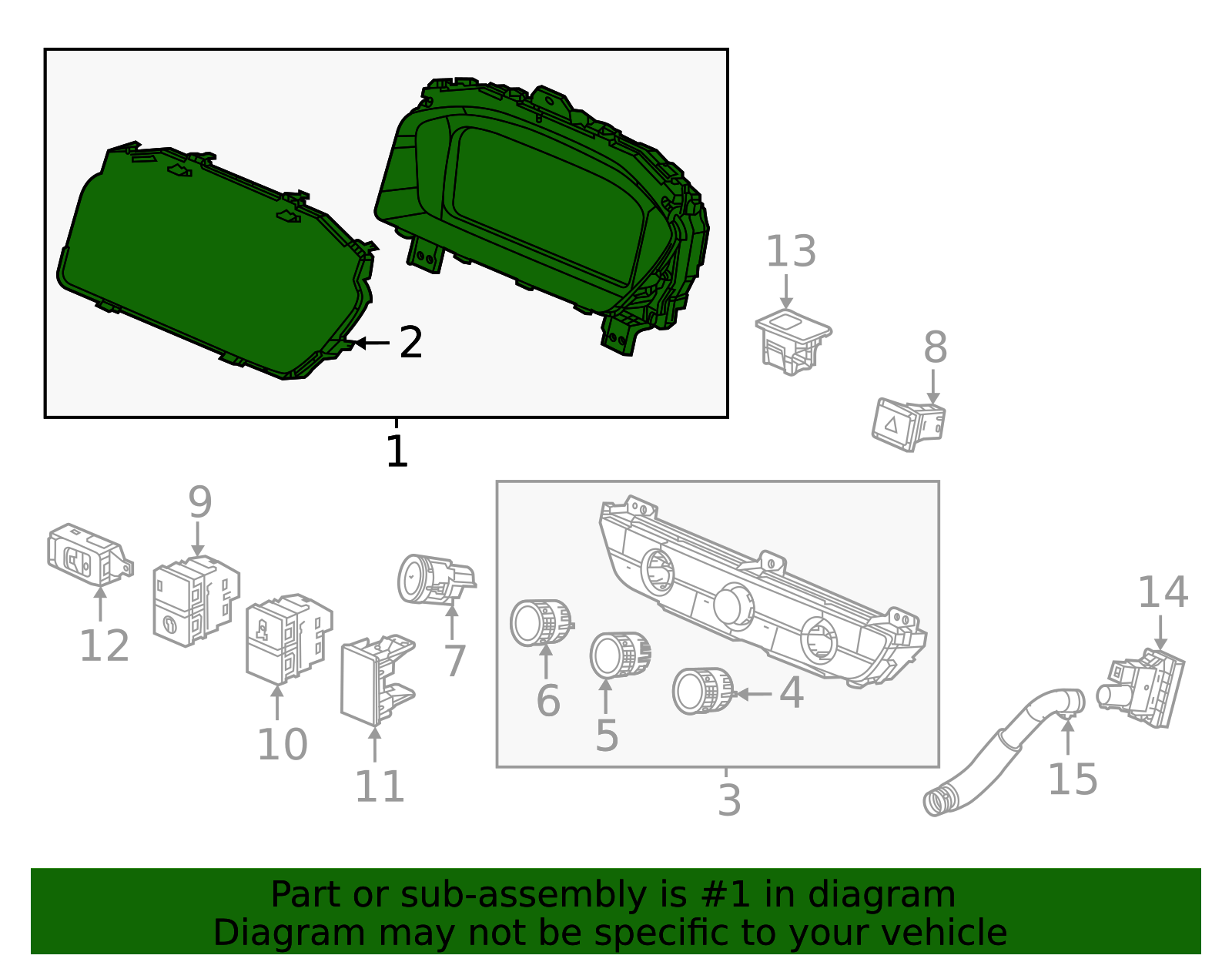 2022-2023 Honda Civic | Cluster Assembly | 78100-T21-A23 | Honda OEM Discount Parts