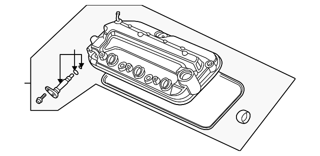 2005-2007 Honda Accord Valve Cover 12310-RJA-000 | Honda Factory Parts
