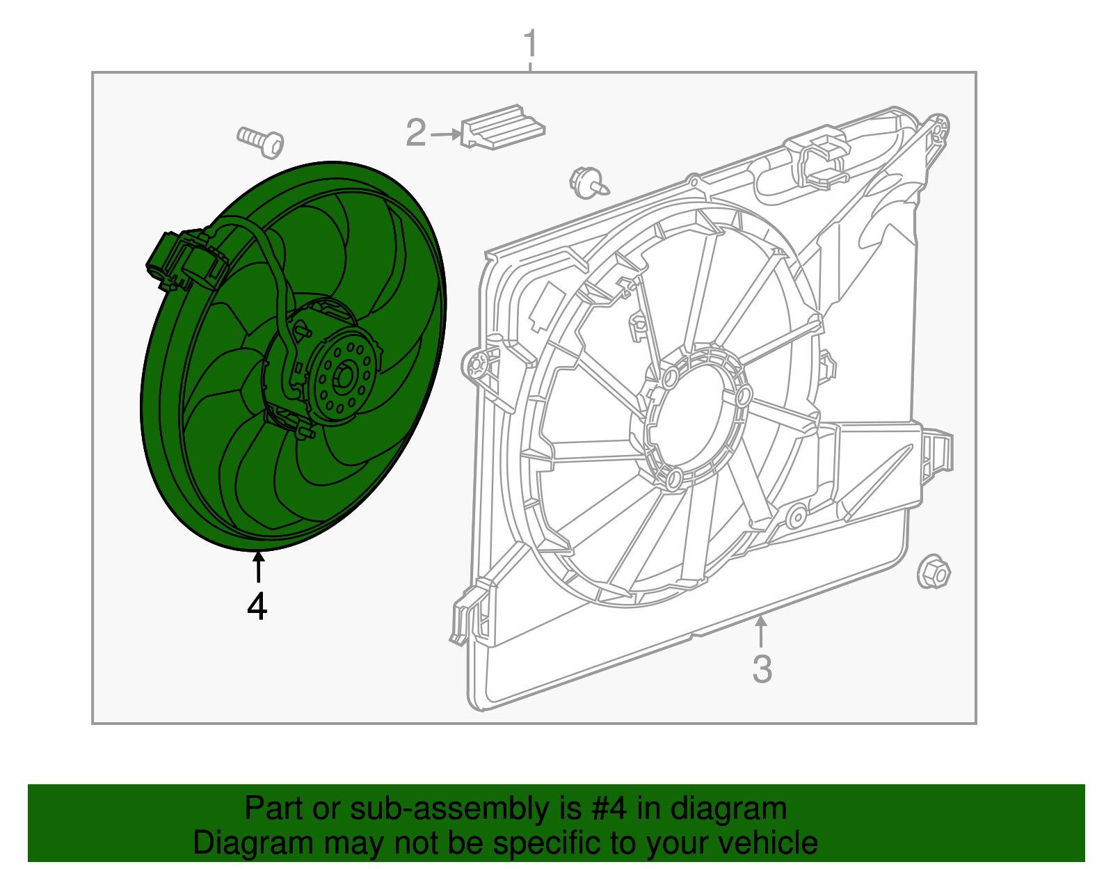2012-2020 Chevrolet Engine Cooling Fan Blade 95391502 | Capital Chevy Parts