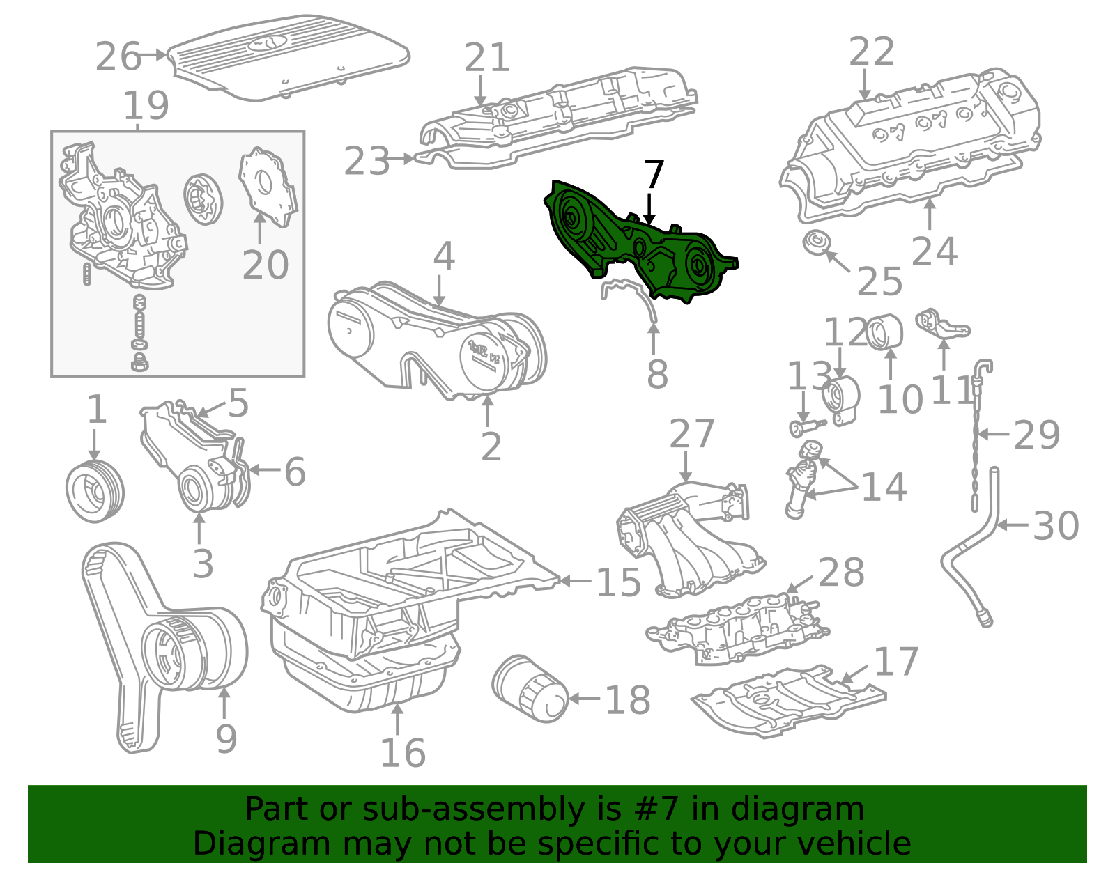 1998-2010 Toyota Upper Timing Cover 11323-20030 | MotorMotor