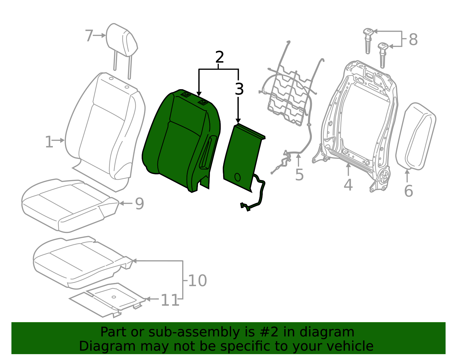 Ford Seat Cushion Pad - OEM Comfort Foam - Part #GN1Z-1564811-A ...