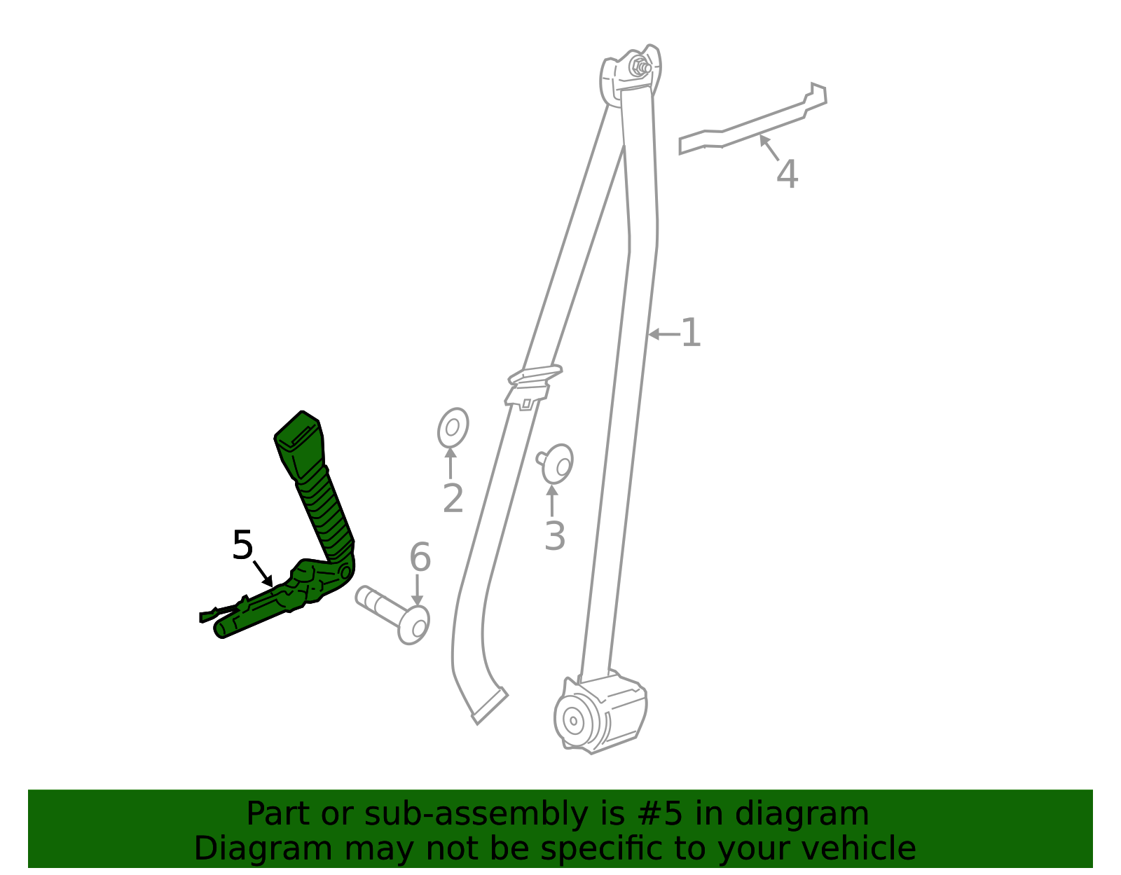 72117328841 - Buckle End (72-11-7-328-841) | BMW of South Atlanta Parts