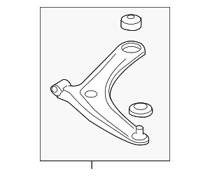 2007-2017 Mitsubishi Lower Control Arm 4013A428 | OEM Parts Online
