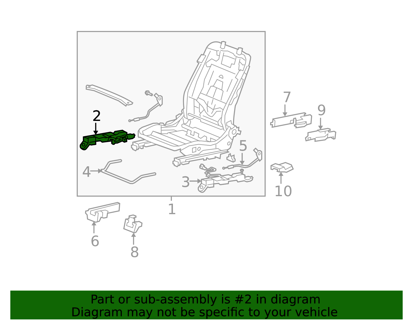 81167-TE0-A01 - 2008-2012 Honda Accord - Sensor Assembly Weight (Outer ...