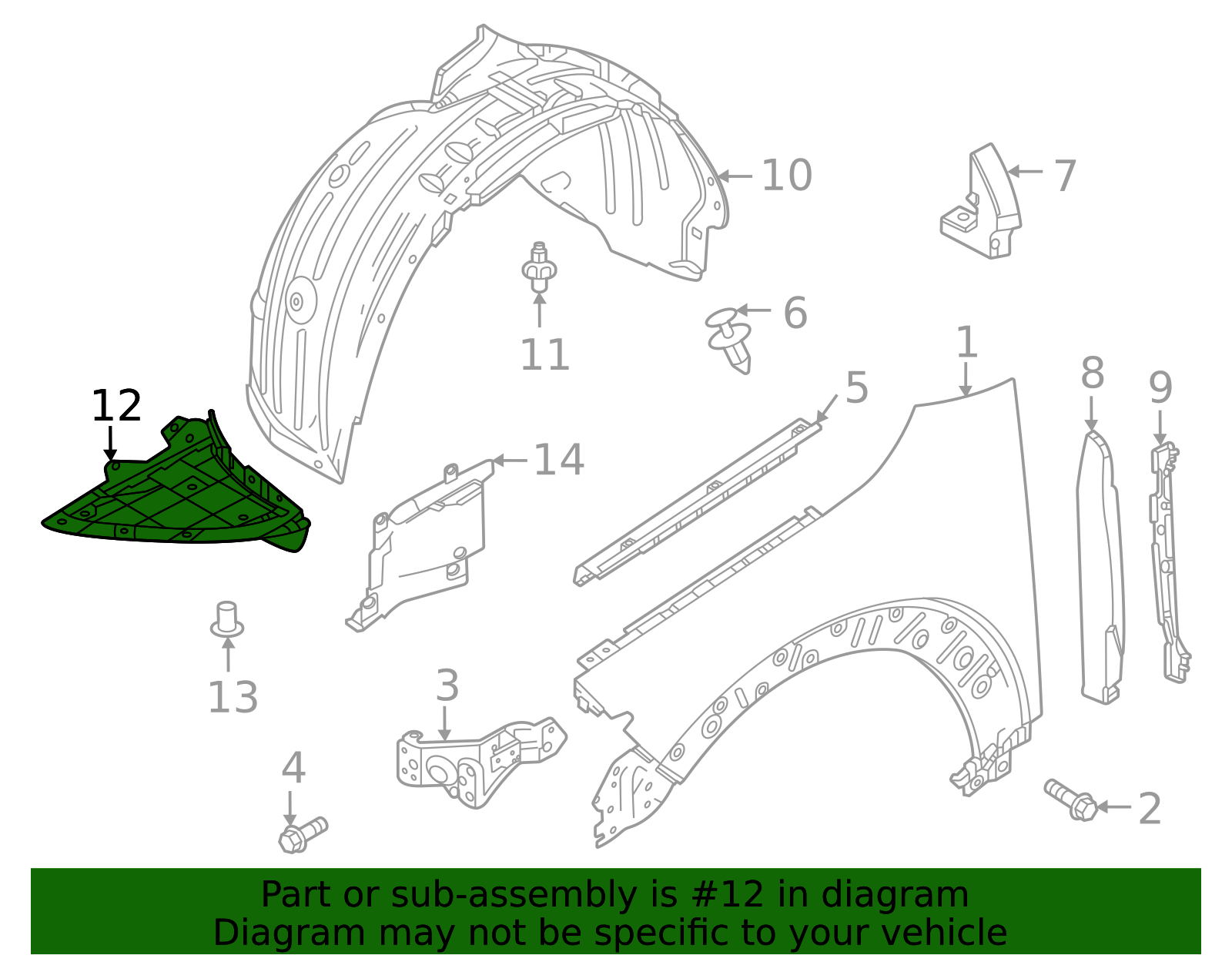 2020-2025 Mazda CX-30 Splash Guard DGH9-56-13Y | OEM Parts Online