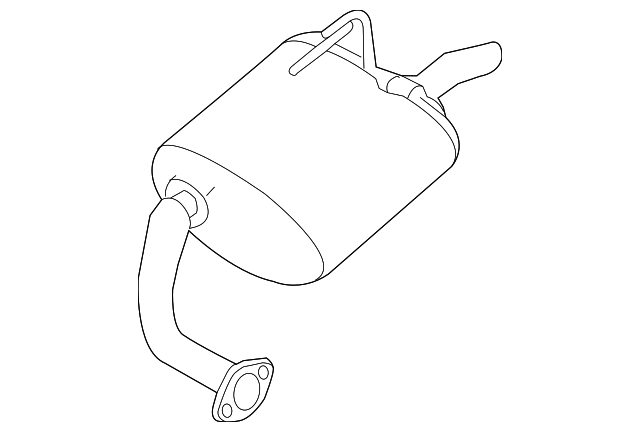 20100-6CC3A - 2019-2020 Nissan Altima - Exhaust Muffler | Anicra Nissan Parts