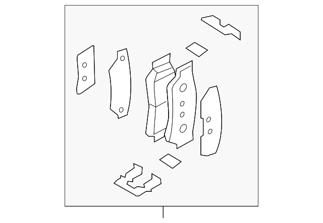 58302-2BA41 - Brake Pads - 2007-2009 Hyundai Santa Fe | World OEM Parts ...