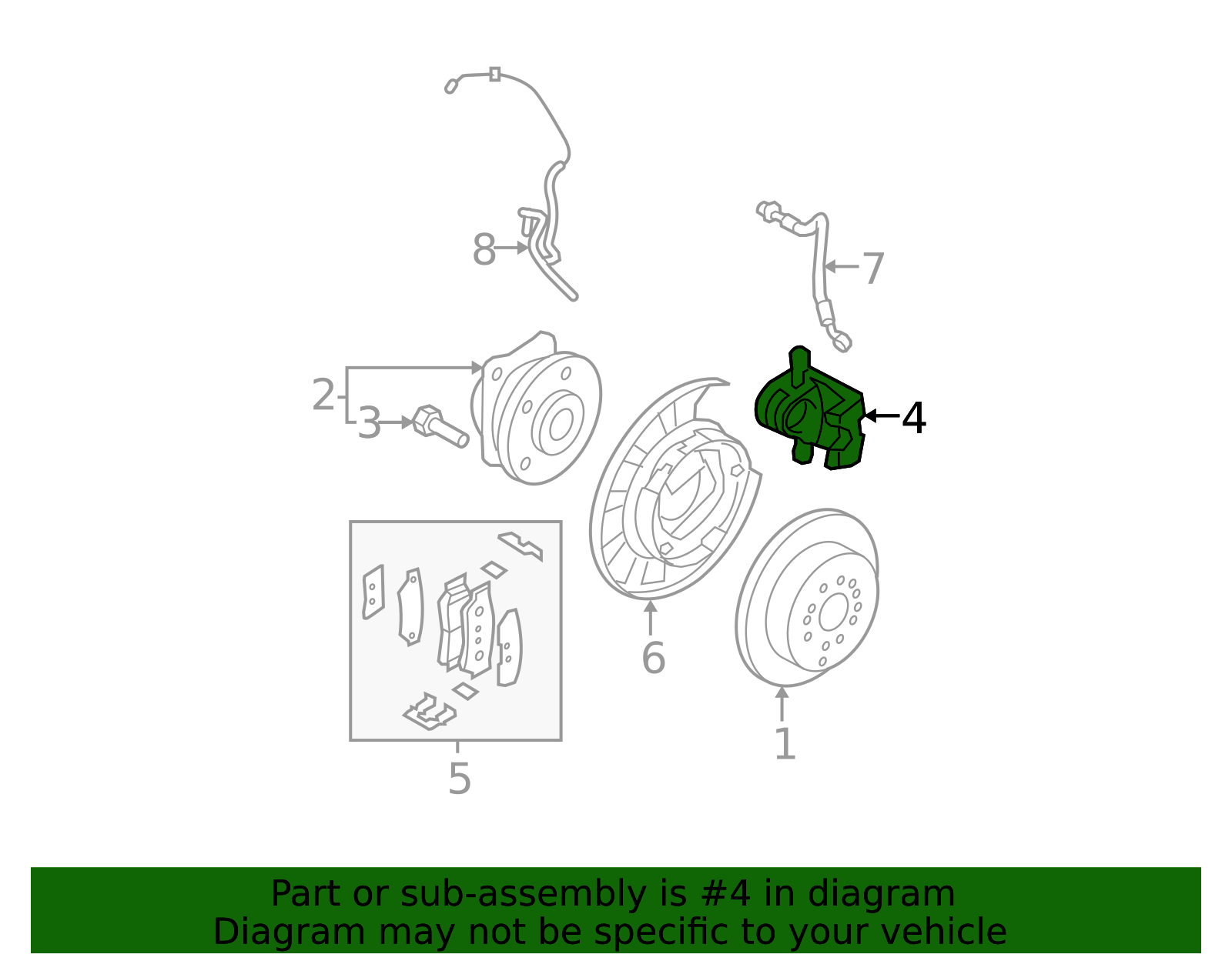 2007-2009 Hyundai Santa Fe Caliper 58311-2BA00 | MotorMotor