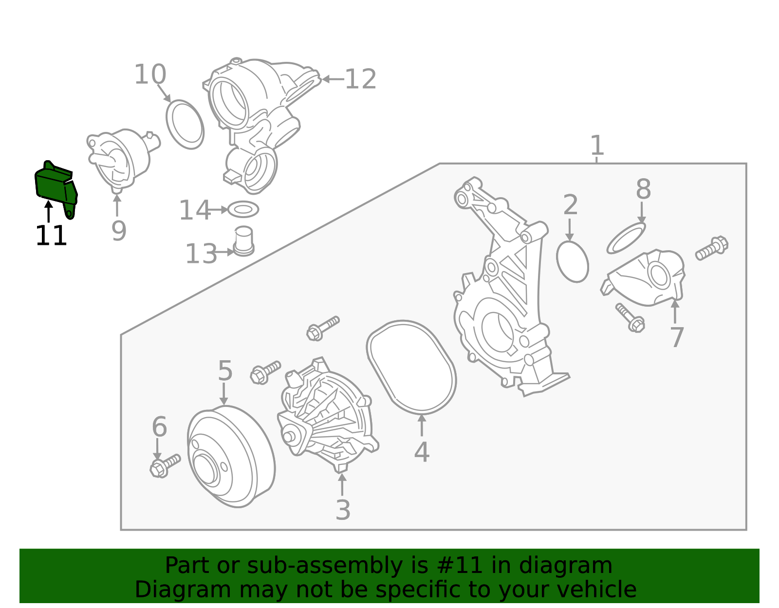 Genuine Porsche 9A1-106-034-31 |Engine Coolant Outlet Flange | FREE ...