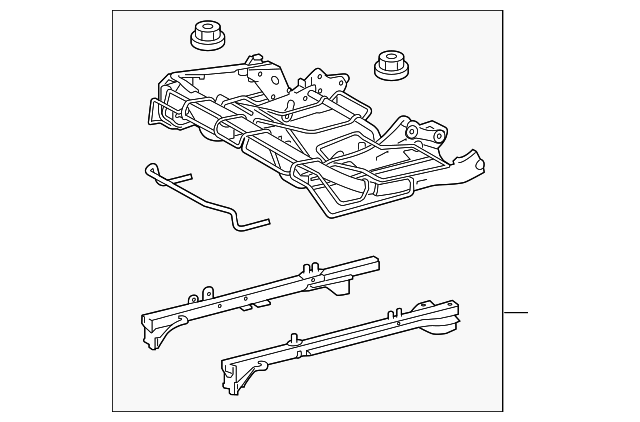 Genuine Toyota Frame Assembly part# 79101-0E200 for 2017-2019 Toyota ...