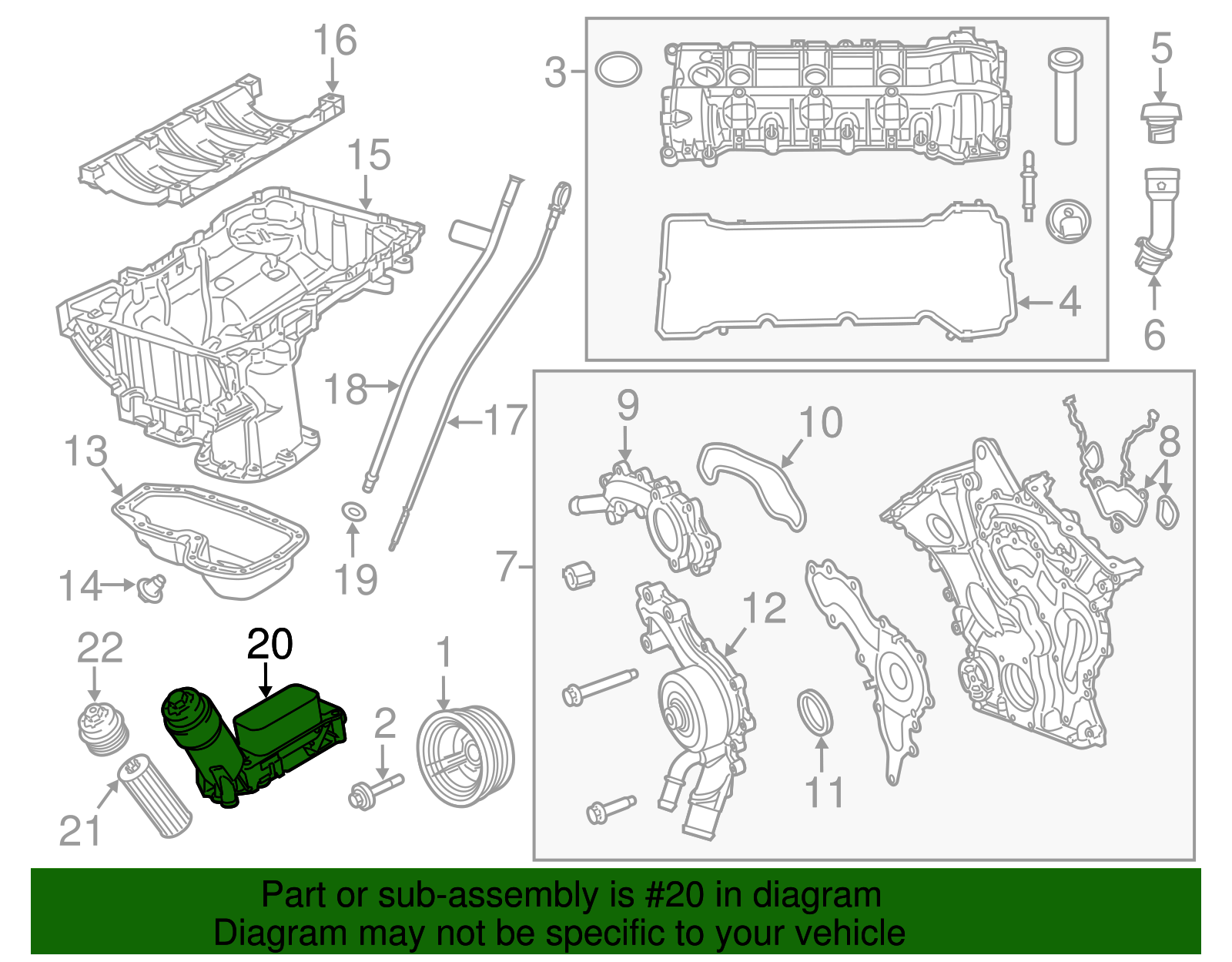 2011-2014 Volkswagen Routan Oil Filter Housing 7B0-115-401 | OEM Parts ...