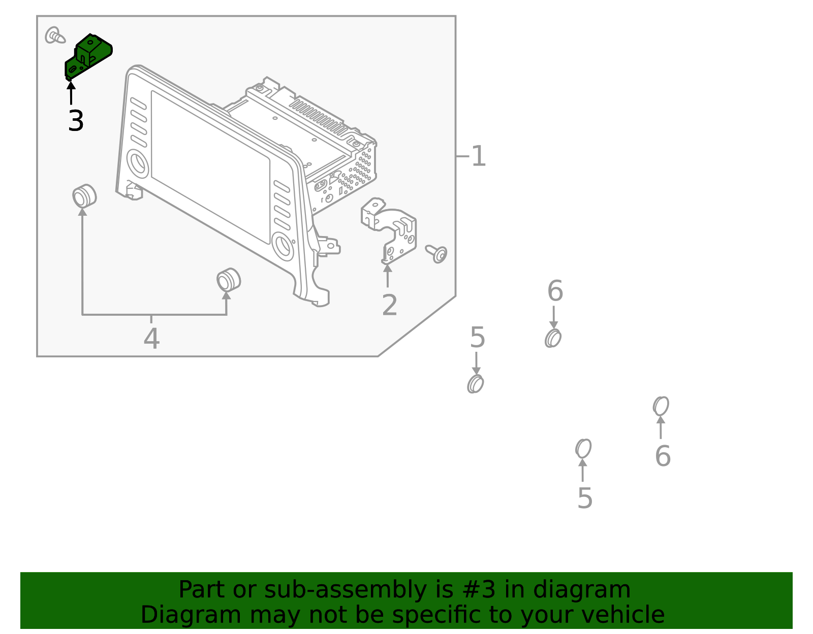 96175-G7730 - High-Quality Radio Bracket for 2020-2021 Hyundai Ioniq | AutoNation Parts