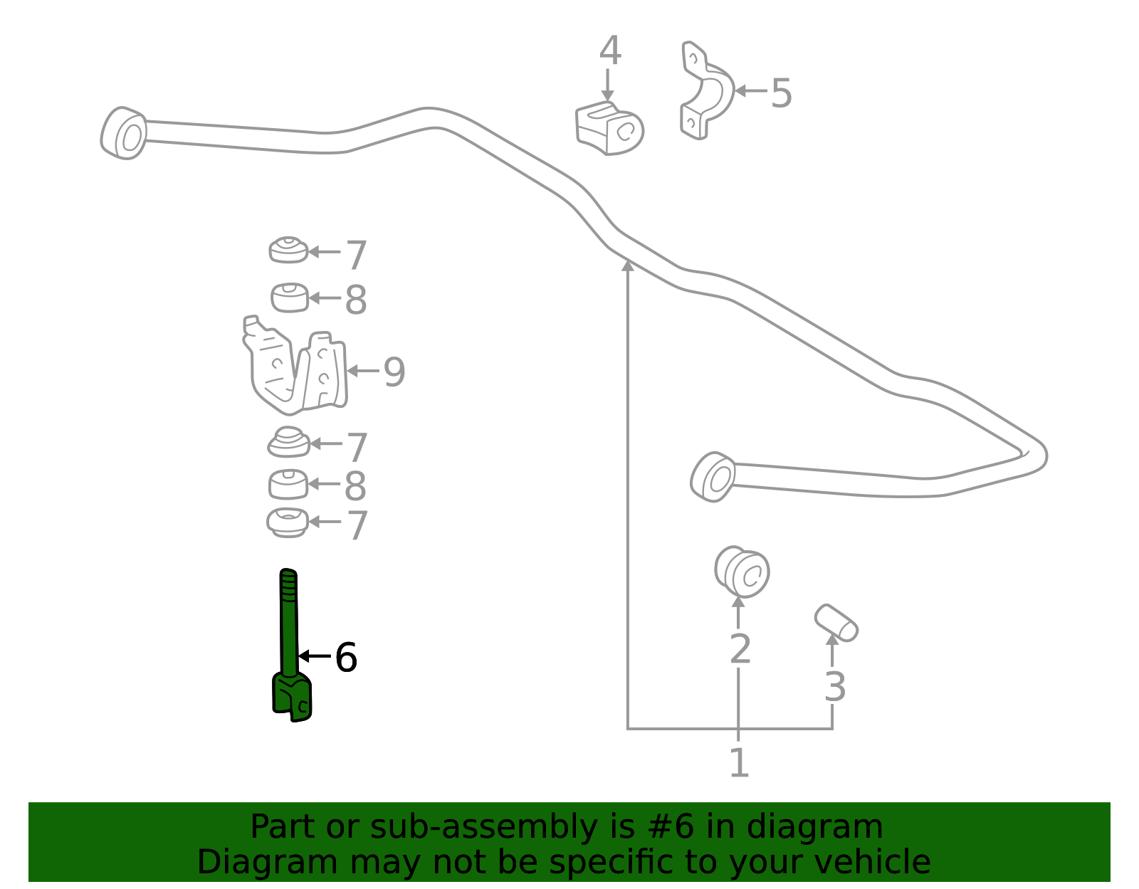 1998-2007 Toyota Land Cruiser Stabilizer Link 48802-60090 | OEM Parts ...