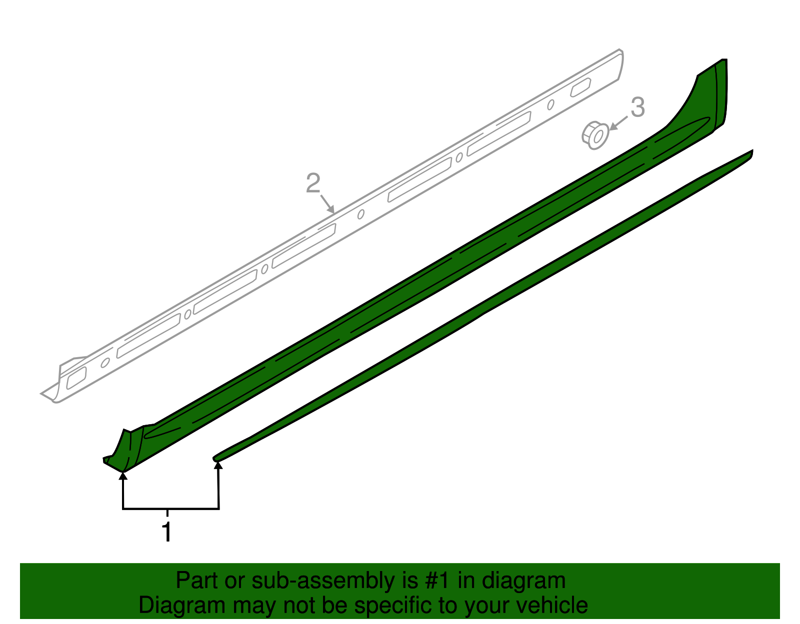 8W9-853-856-E-MX3 - 2017-2019 Audi A4 allroad - Rocker Molding 2017 ...