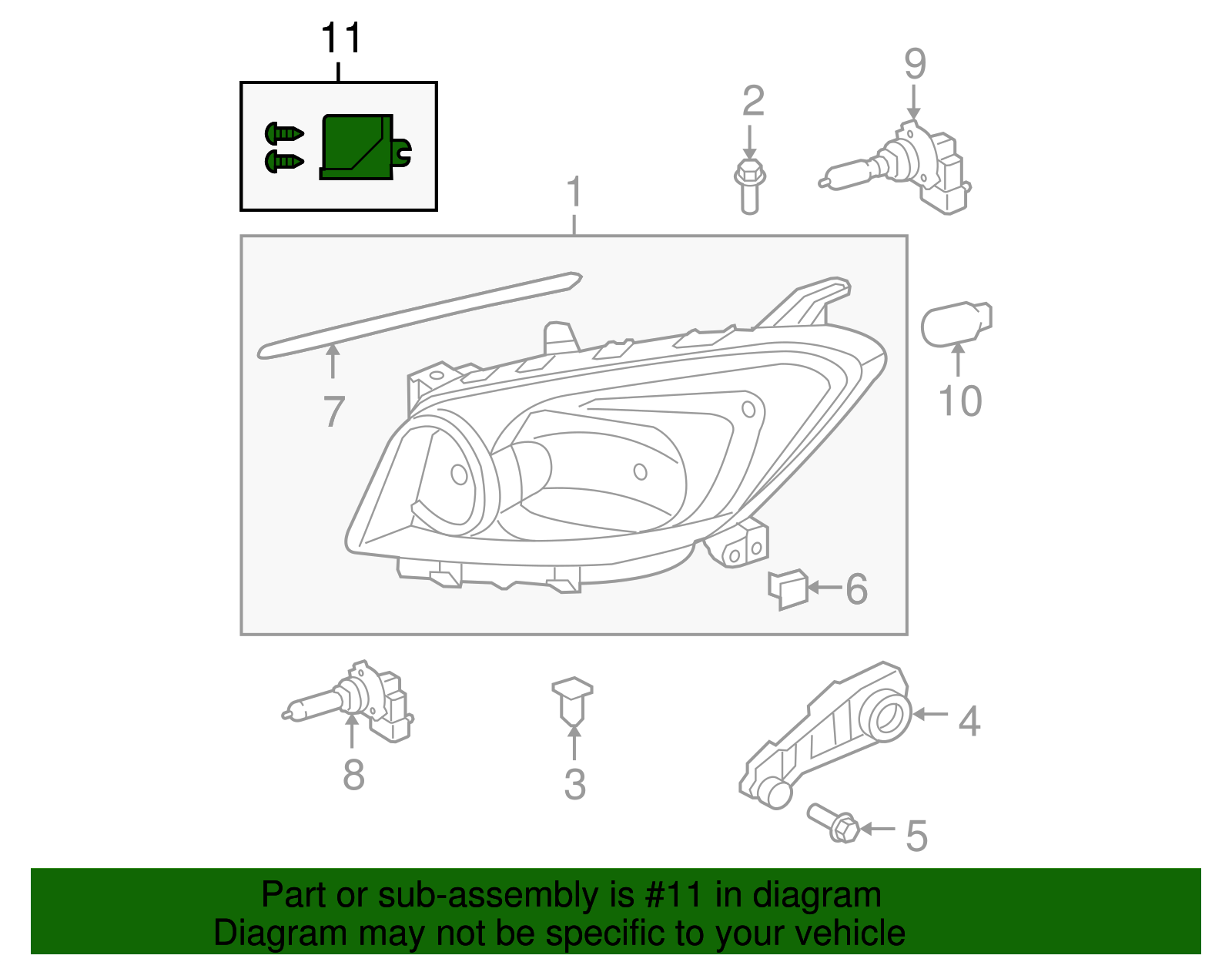 81196-42020 - Side Bracket Lower Retainer - 2006-2012 Toyota RAV4 | OEM ...