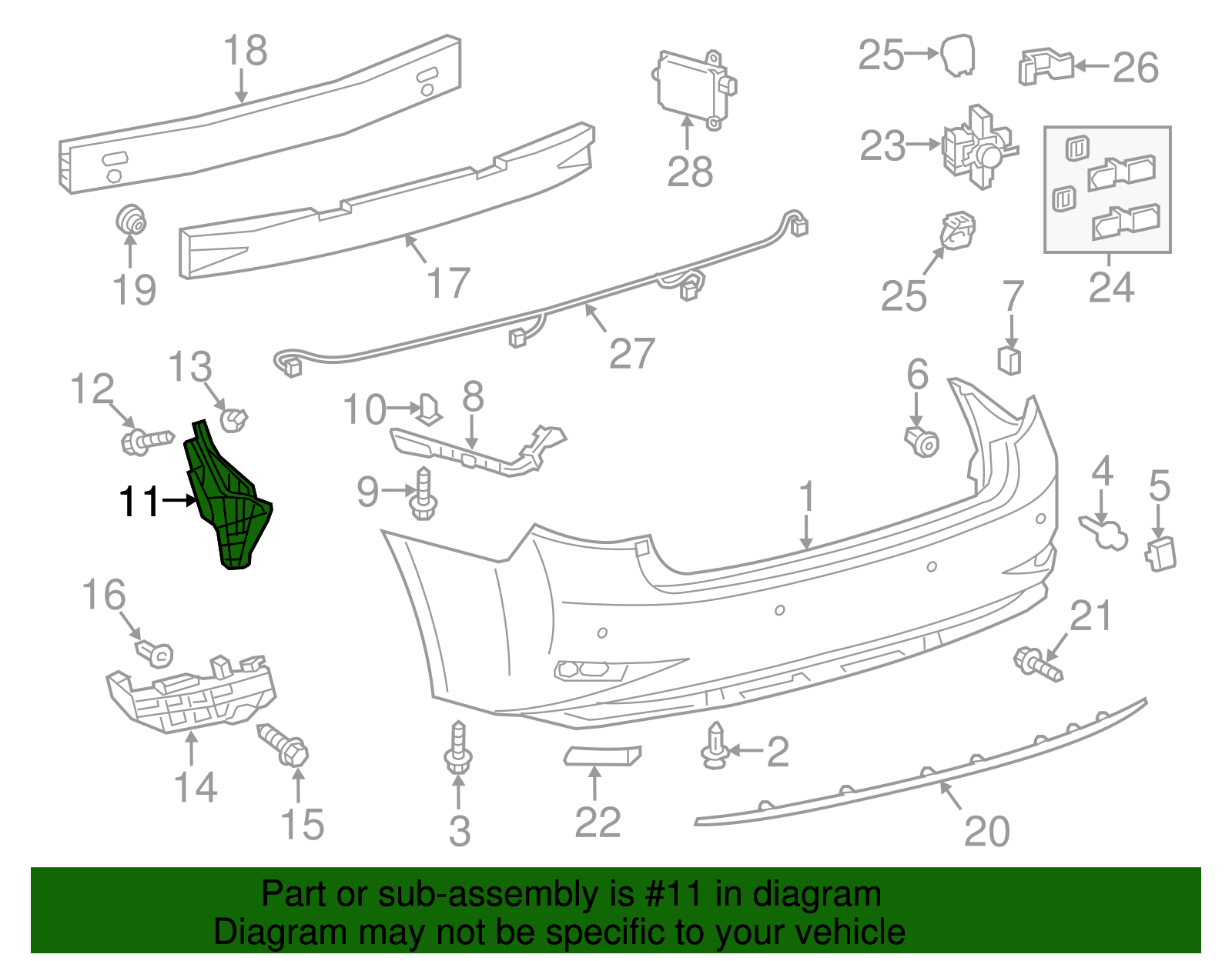52155-06030 - Lower Support - 2013-2018 Lexus | My L Parts