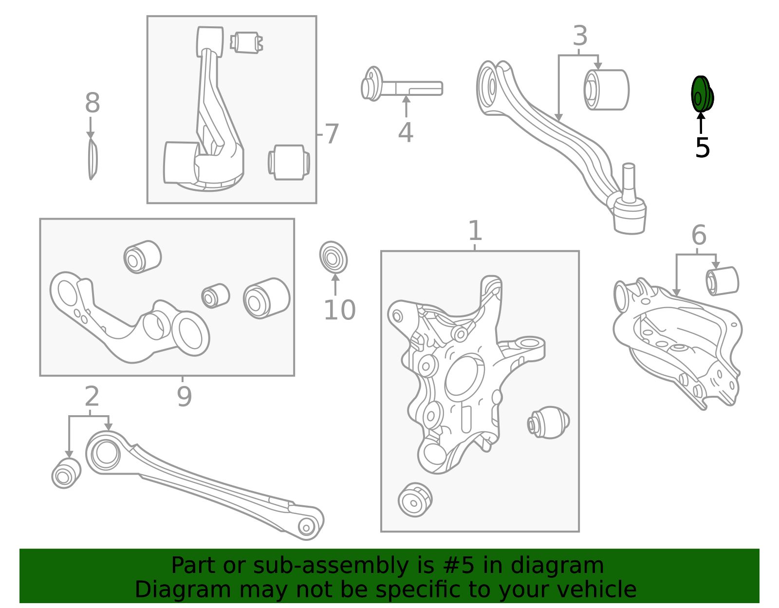 2024-2025 Toyota Grand Highlander Link Rod Adjust Cam 48452-0E020 ...