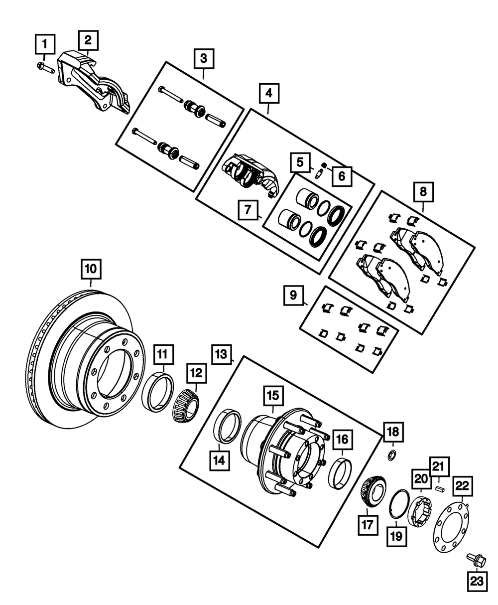 68454490AA - Wheel Bearing Seal 2019-2026 Ram | The Official Mopar eStore