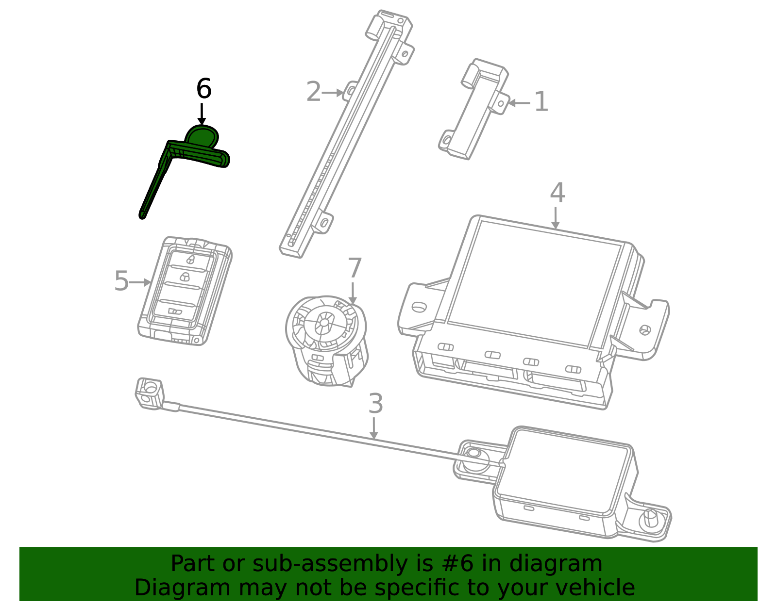 Vehicle Key 68519237AA | Mopar Parts Canada