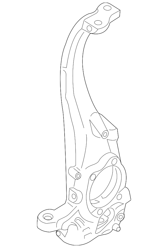 2015-2024 Porsche Macan Steering Knuckle 95B-407-254-F | Sunset Porsche ...