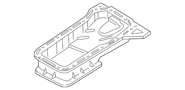 11110-3Z000 - Oil Pan - 2002-2006 Nissan | Nissan OEM Parts Direct