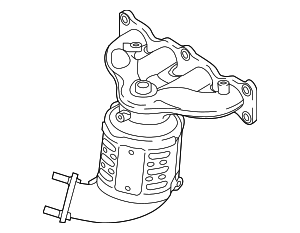 2018-2021 Hyundai Exhaust Manifold 28510-2GBA0 | QuirkParts