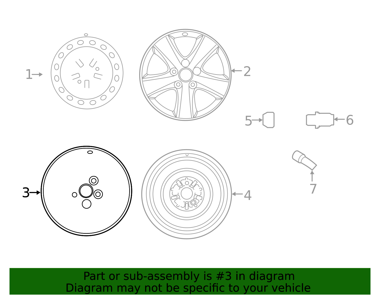 2012-2014 Toyota Camry 2012-2014 Toyota Camry - Wheel Alloy 42611-06730 ...