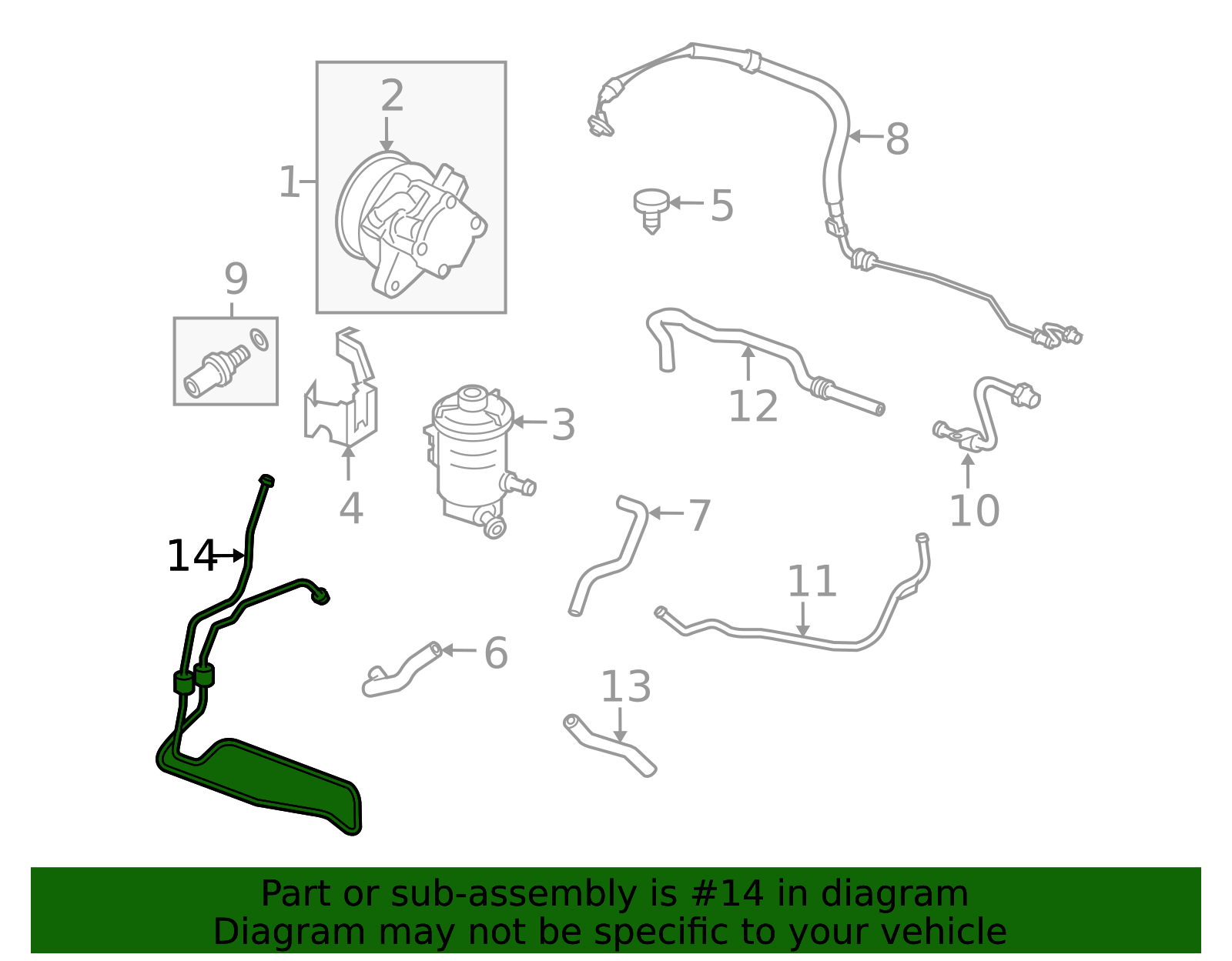2008-2015 Honda Power Steering Cooler 53765-TA0-A00 | Honda Factory Parts