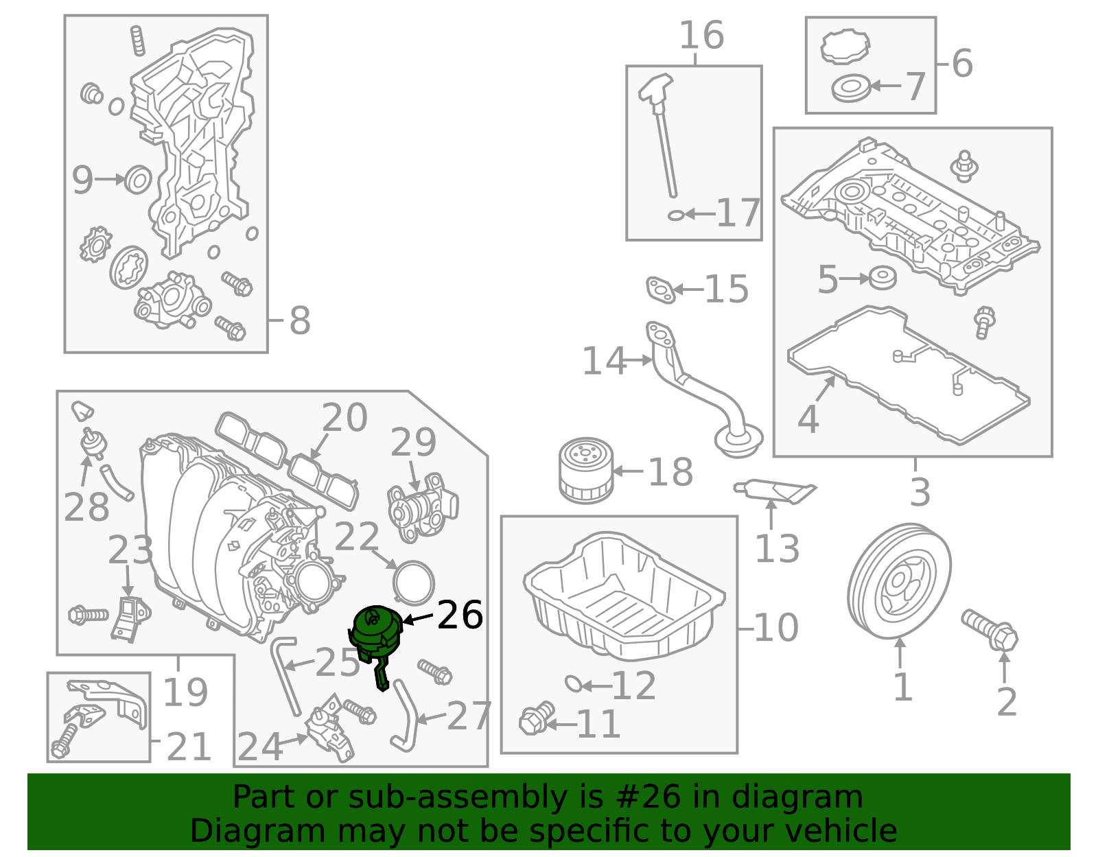Hyundai - 28321-2E000 - Actuator - 2011-2018 Hyundai | OEM Hyundai ...
