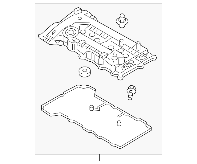 2011-2016 Hyundai Valve Cover 22410-2E000 | OEM Parts Online
