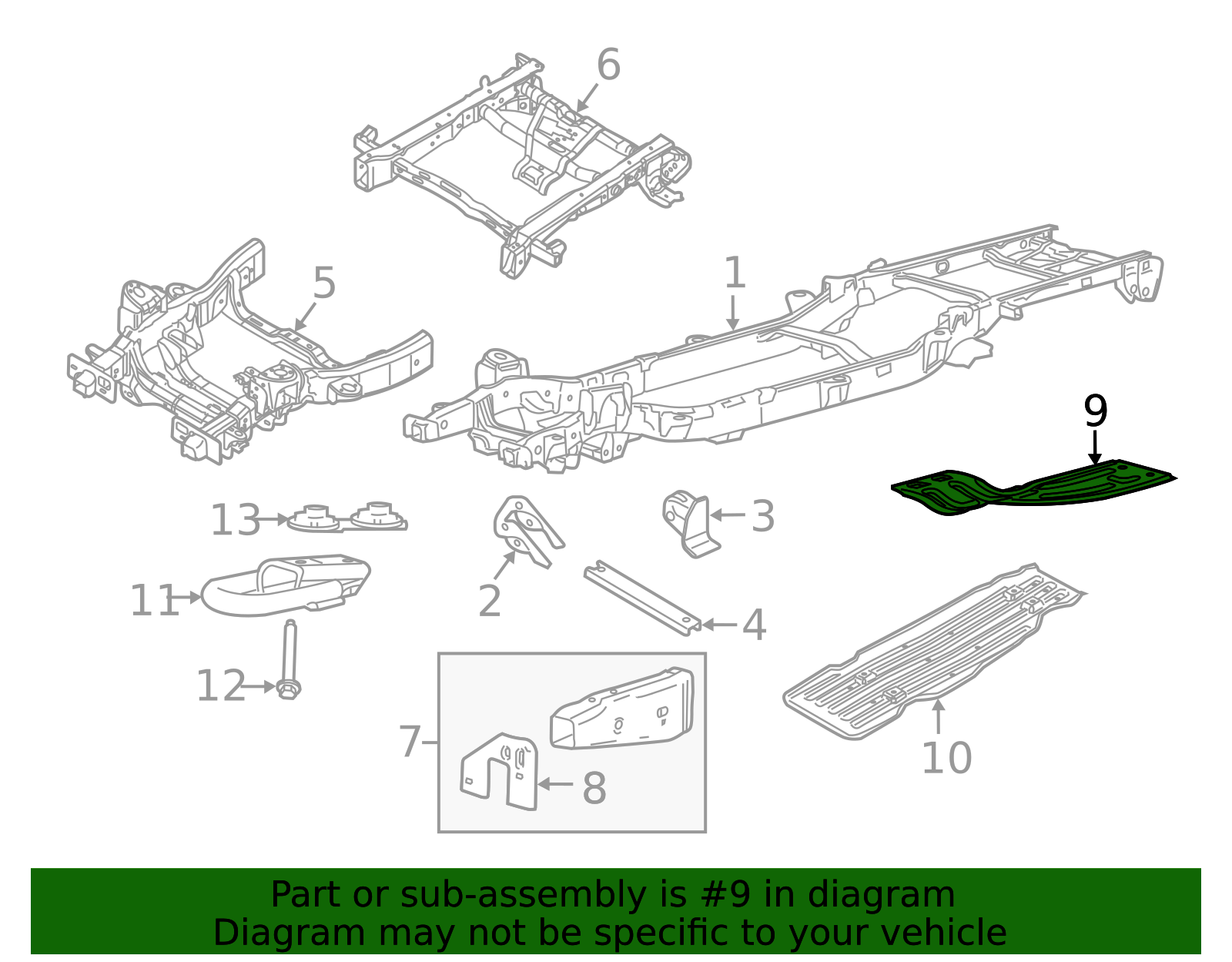 FL3Z-7E063-A - fl3z-7e063-a 2015 2016 2017 2018 2019 Ford F-150 Skid ...