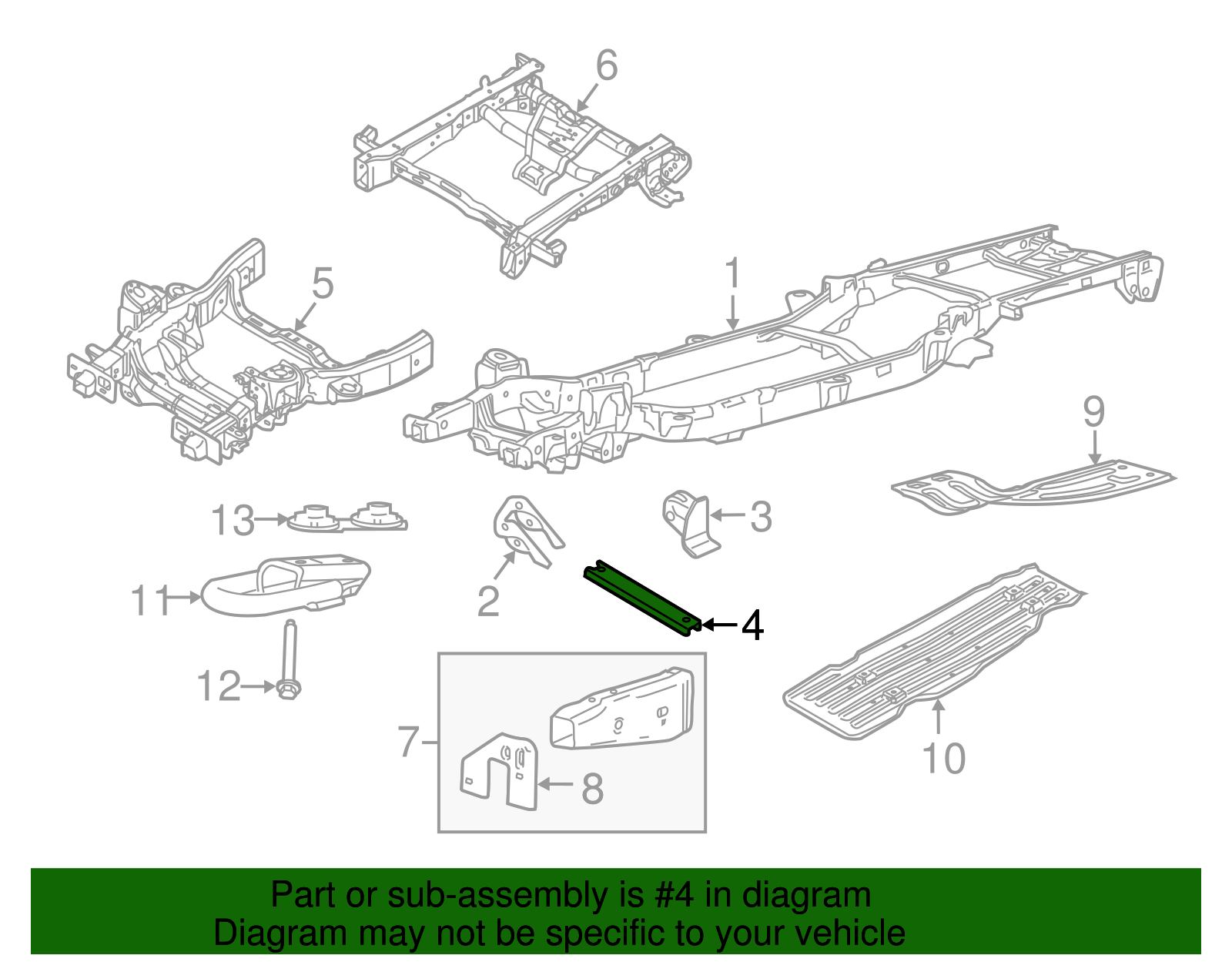 FL3Z-5L005-A - Cross-Member 2015-2020 Ford F-150 | Big 3 Auto Parts