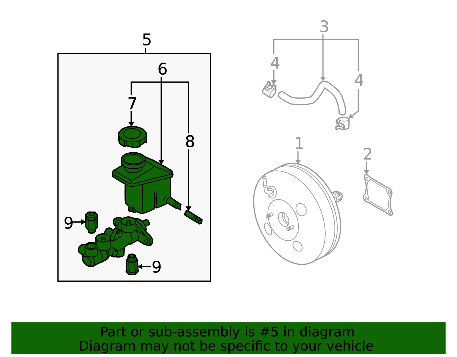 2006-2011 Kia Master Cylinder 58510-1G100-DS | TascaParts.com